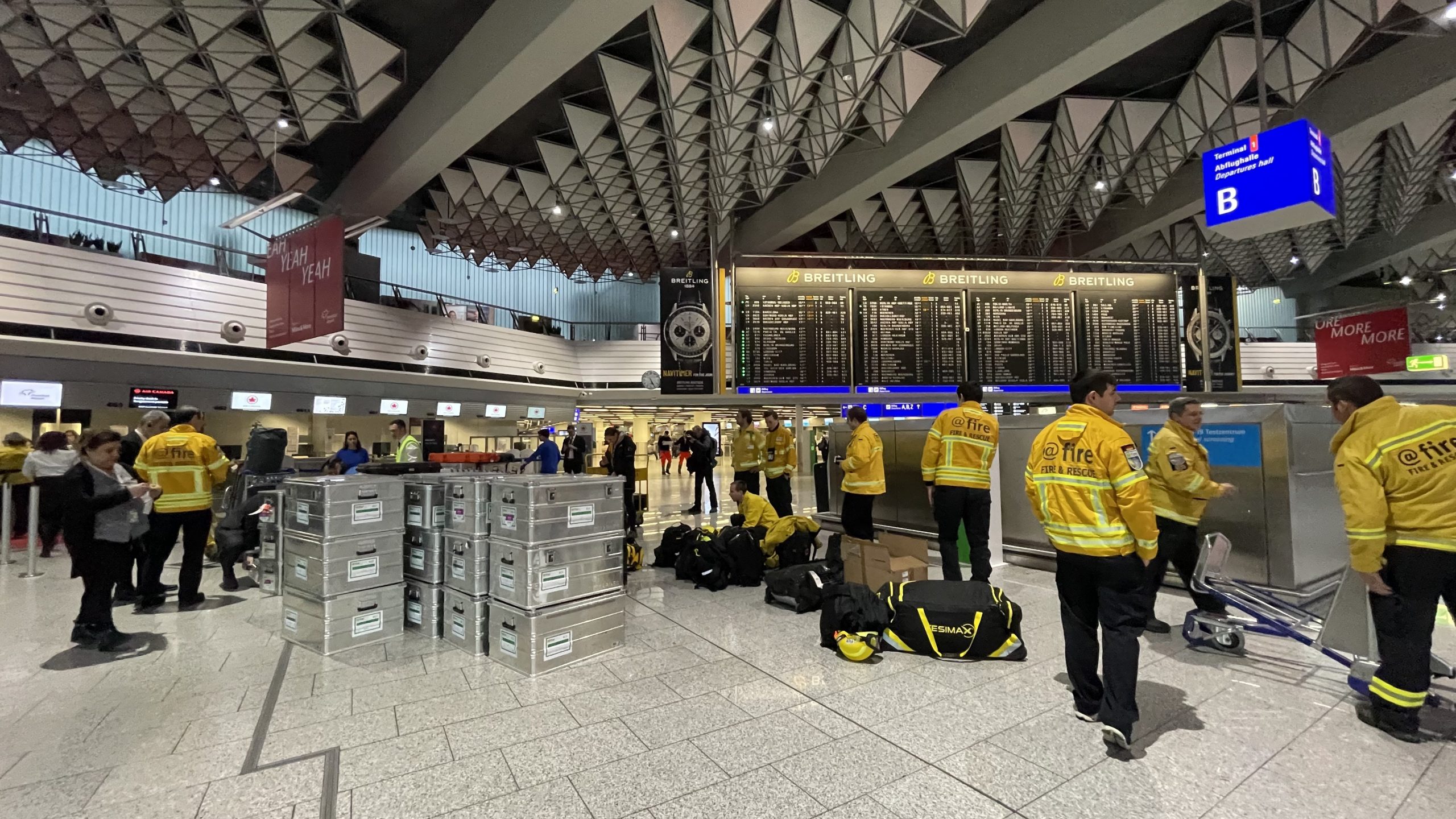 German civil protection organisation @fire sends mission team to ...